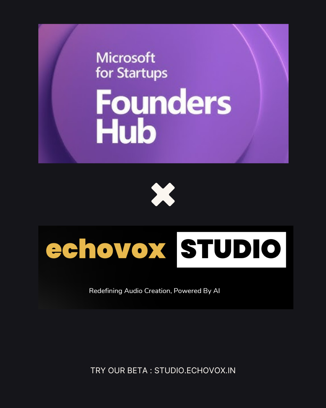 Echovox Studio Joins Microsoft for Startups: Powering the Future of AI-Driven Audio Creation